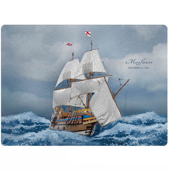 Mayflower Sailing Hardboard Placemat Set – Plimoth Patuxet Museum Shop