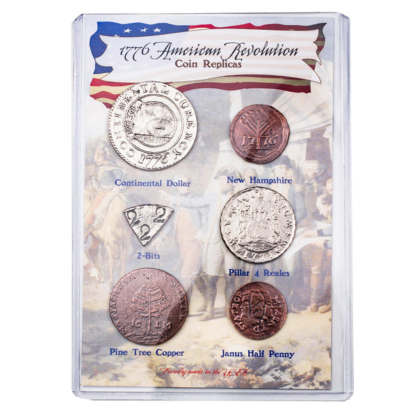 American Revolution 1776 Replica Coin Set – Plimoth Patuxet Museum Shop