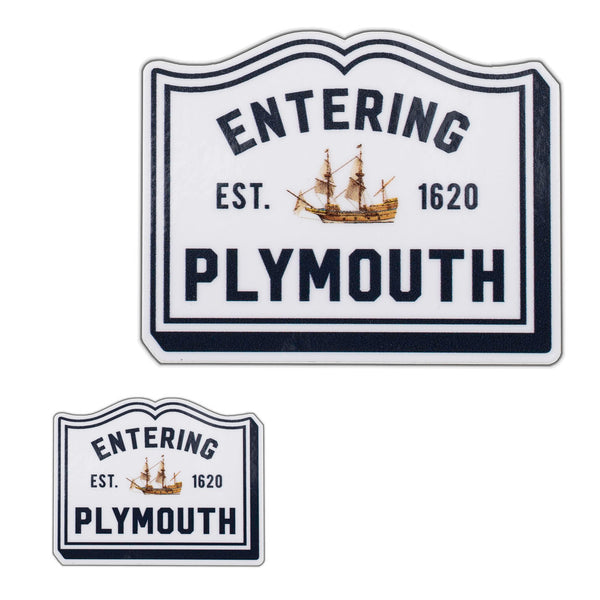 Entering Plymouth Sticker – Plimoth Patuxet Museum Shop