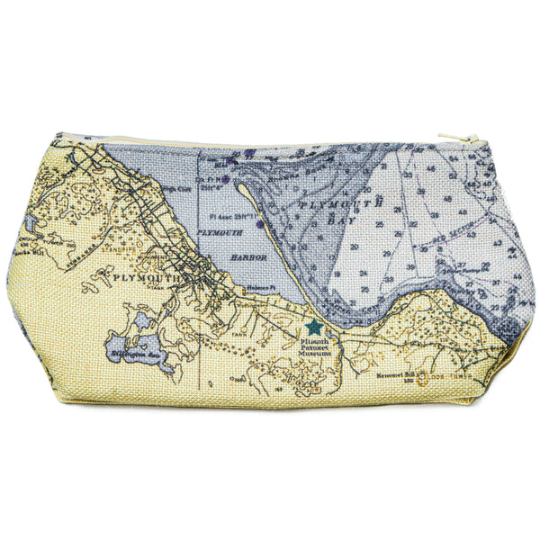 Plymouth Map Small Travel Bag – Plimoth Patuxet Museum Shop