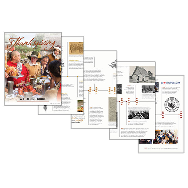 Giant Thanksgiving Timeline Poster – Plimoth Patuxet Museum Shop