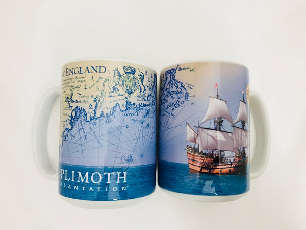 Mayflower / John Smith Map Mug – Plimoth Patuxet Museum Shop