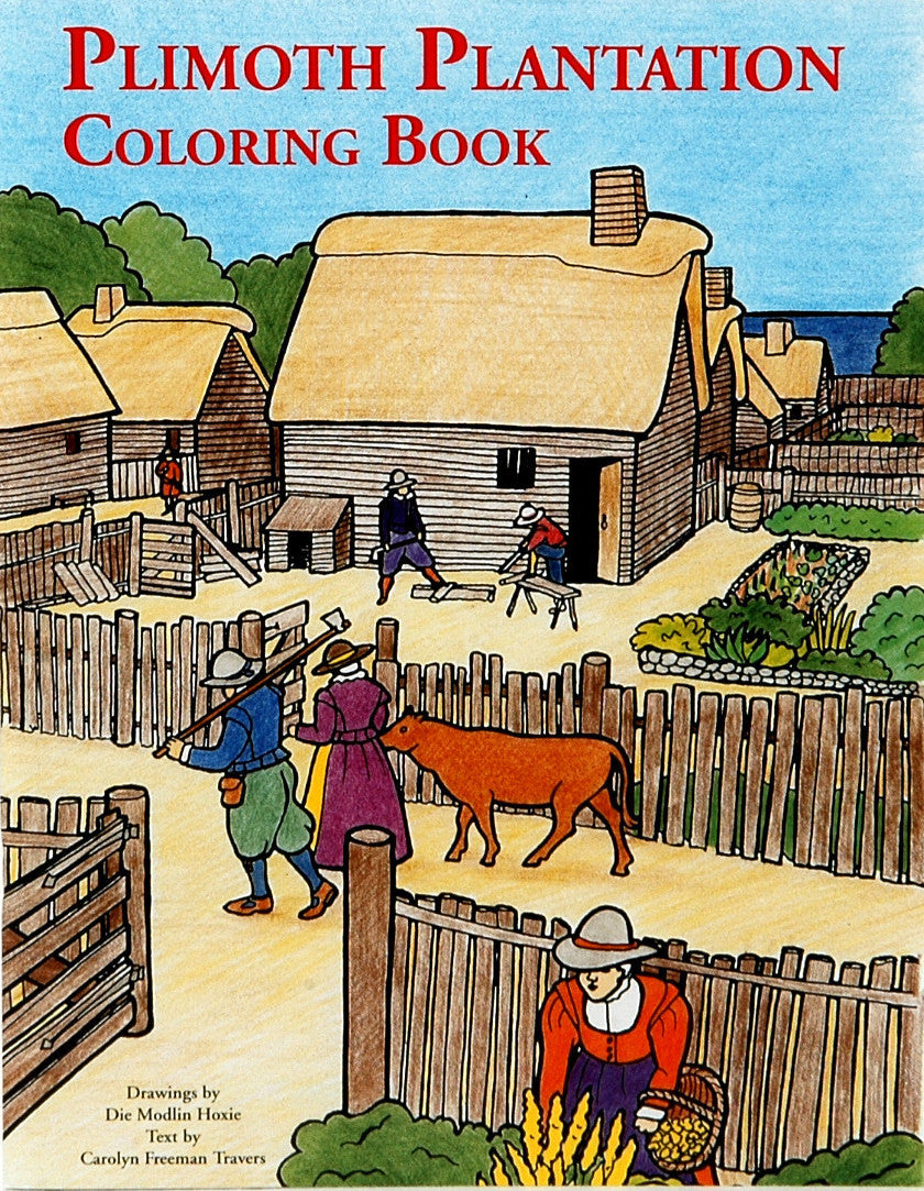 plimoth plantation coloring pages
