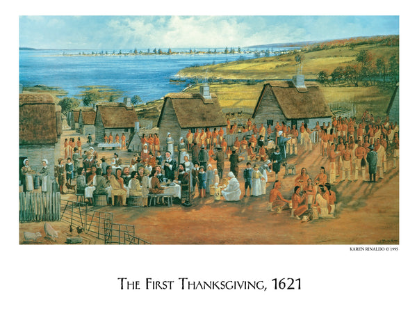 The First Thanksgiving - Poster8th – Plimoth Patuxet Museum Shop