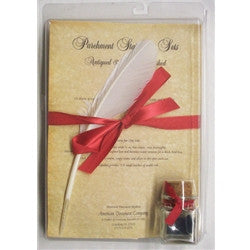 Parchment Stationery Set – Plimoth Patuxet Museum Shop